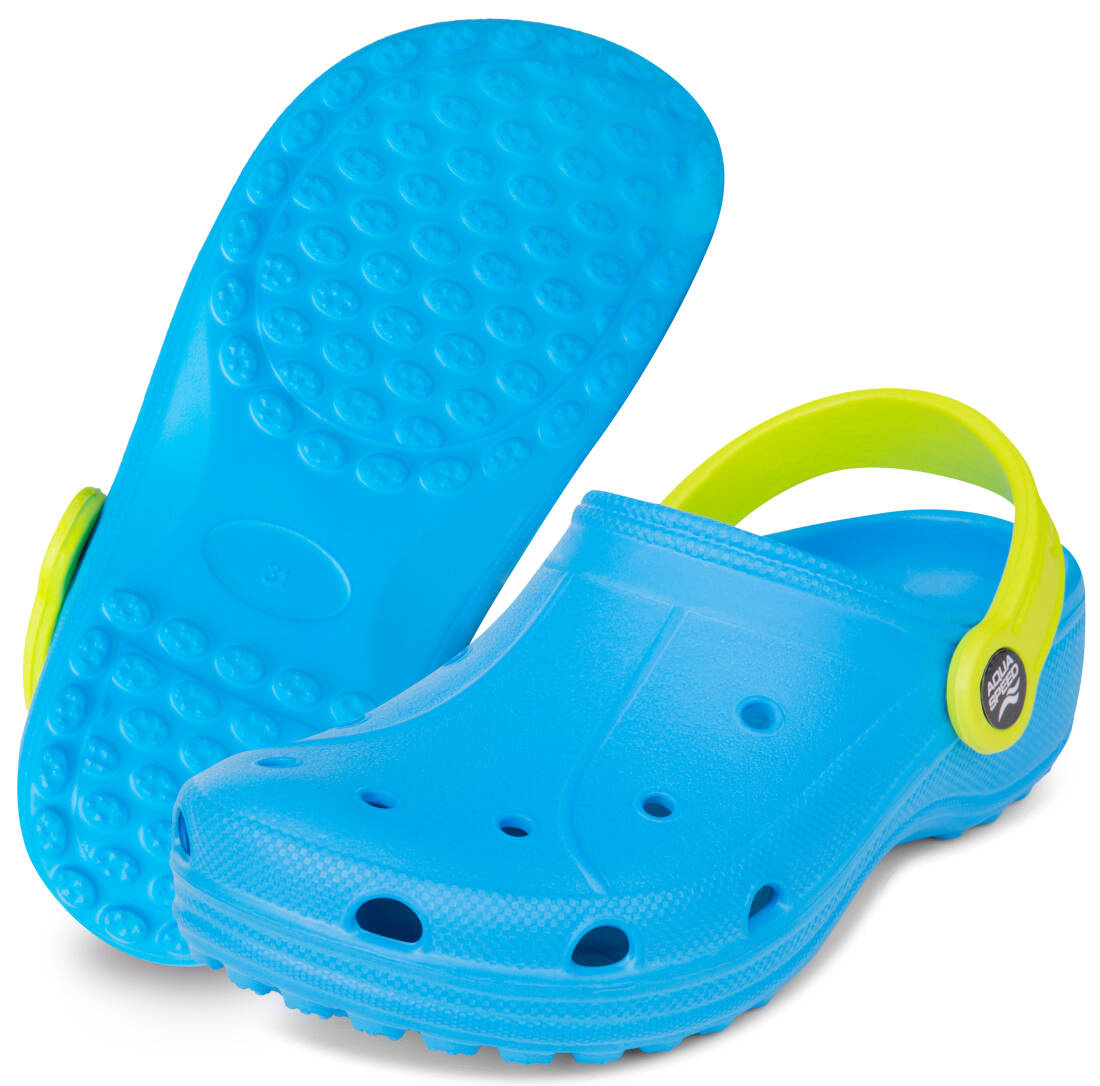 Built-up pool shoes for kid's Aqua Speed Lima 02 - blue Blue | ALL ...