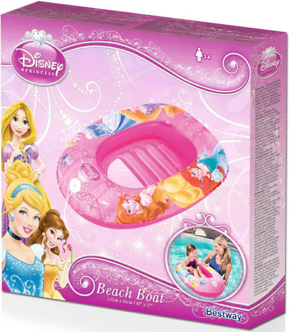 Inflatable beach boat for children "Princes" - pink | ALL ACCESSORIES ...