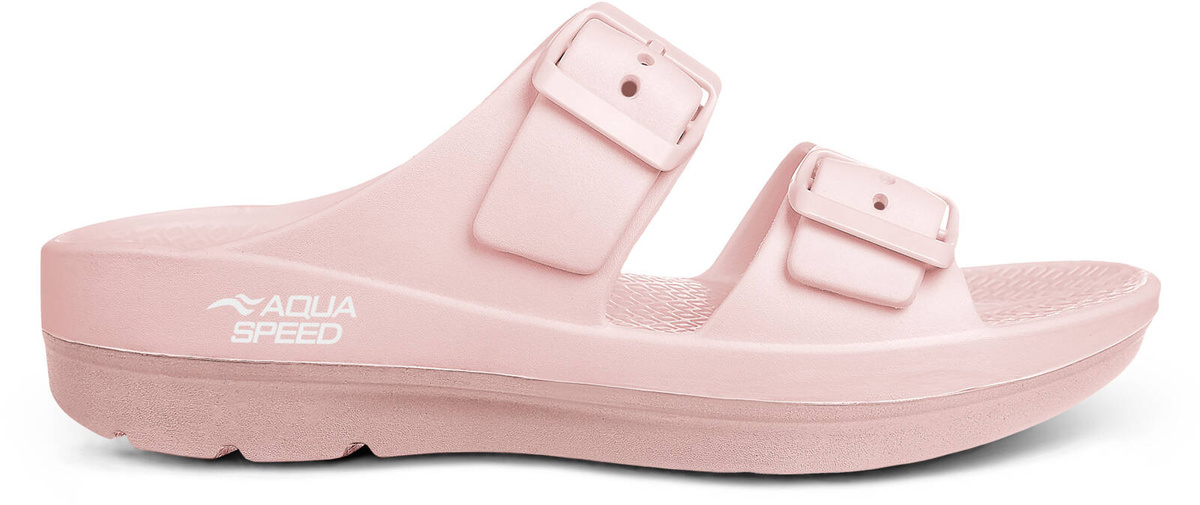 Pool and beach flip-flops for adult Aqua Speed Alicante 03 - pink pink ...