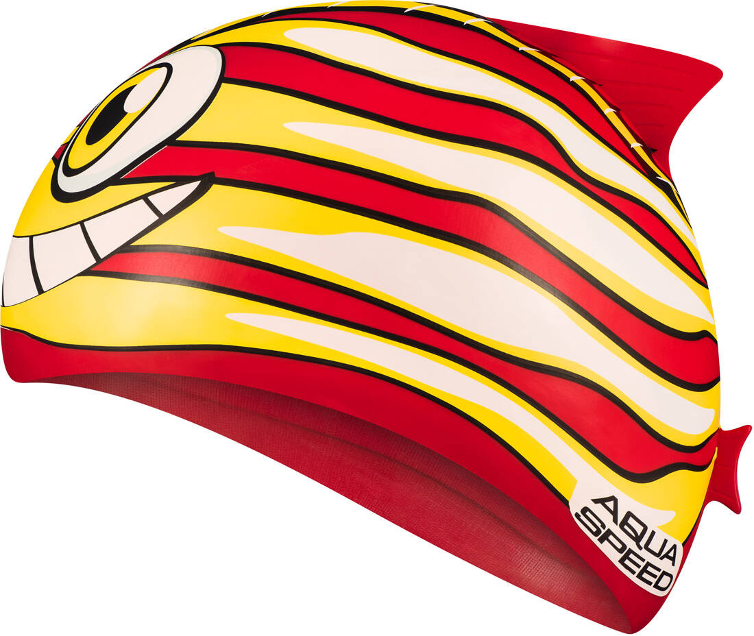 Children's swimming cap with printed design Aqua Speed Zoo Fish 31 ...
